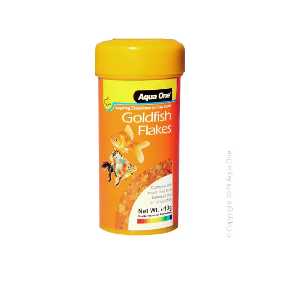Aqua One Goldfish Flake 10g - Redwood Aquatics Aquarium & Water Garden ...